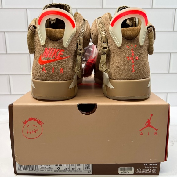 Jordan | Shoes | New Nike Retro Air Jordan Travis Scott British Khaki ...